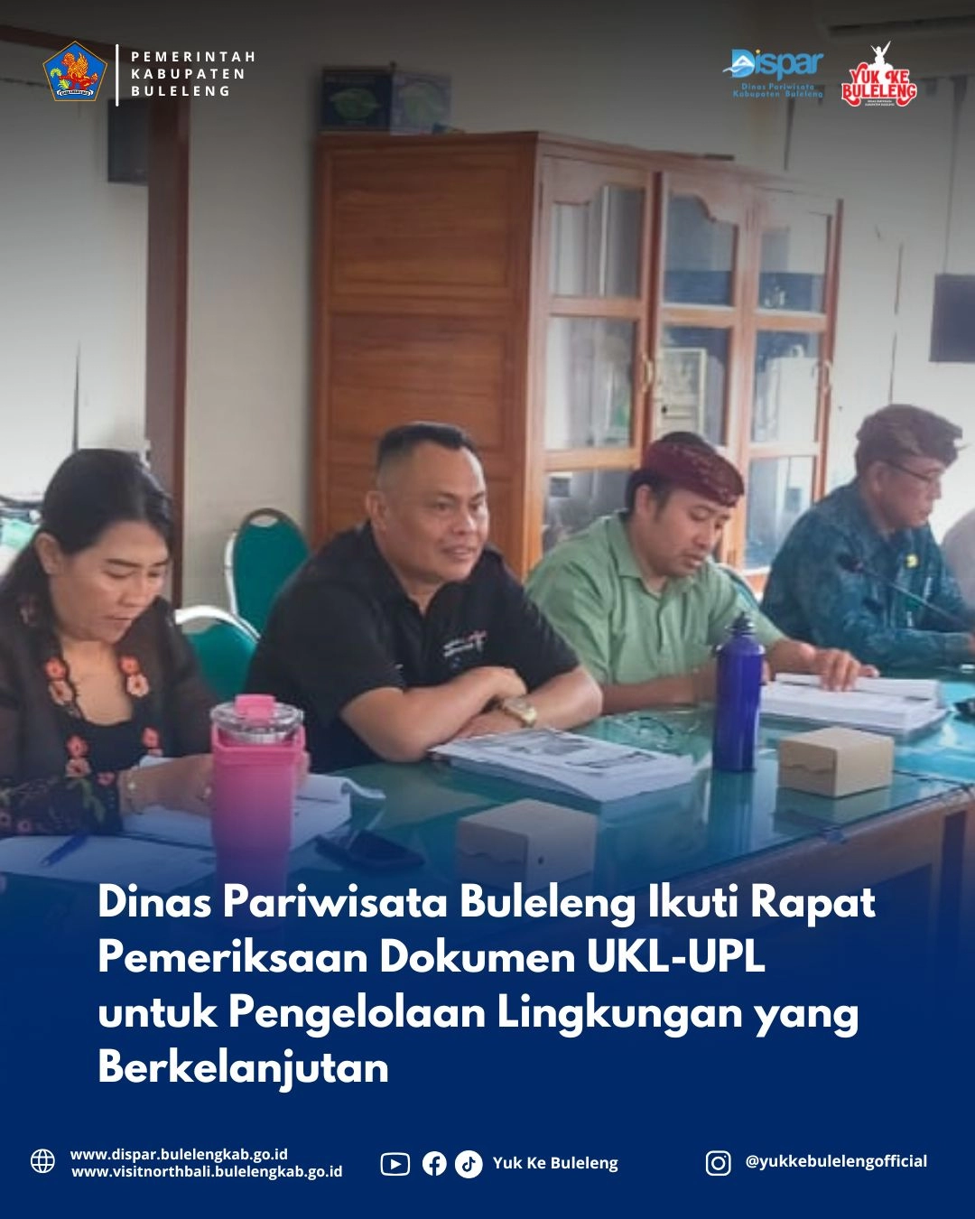 Buleleng Tourism Office Joins Ukl Upl Document Examination Meeting For Sustainable Environmental ...
