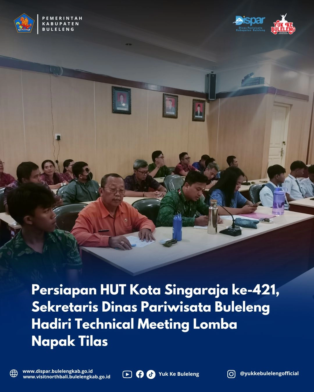 Preparation For Singaraja Citys 421th Anniversary Secretary Of Buleleng ...